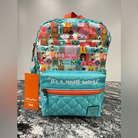 lug | Bags | Disney Its A Small World Lug Mini Backpack Wdw 224 | Poshmark